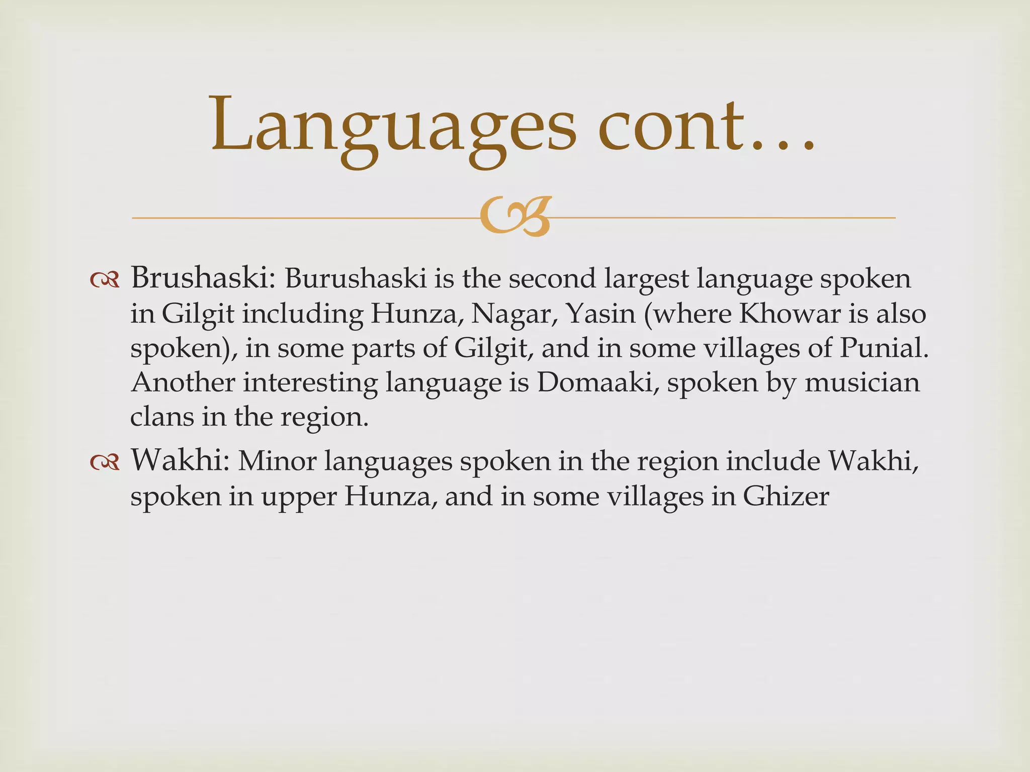 Culture Of Gilgit Baltistan | PPTX