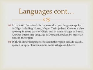 Culture Of Gilgit Baltistan | PPTX