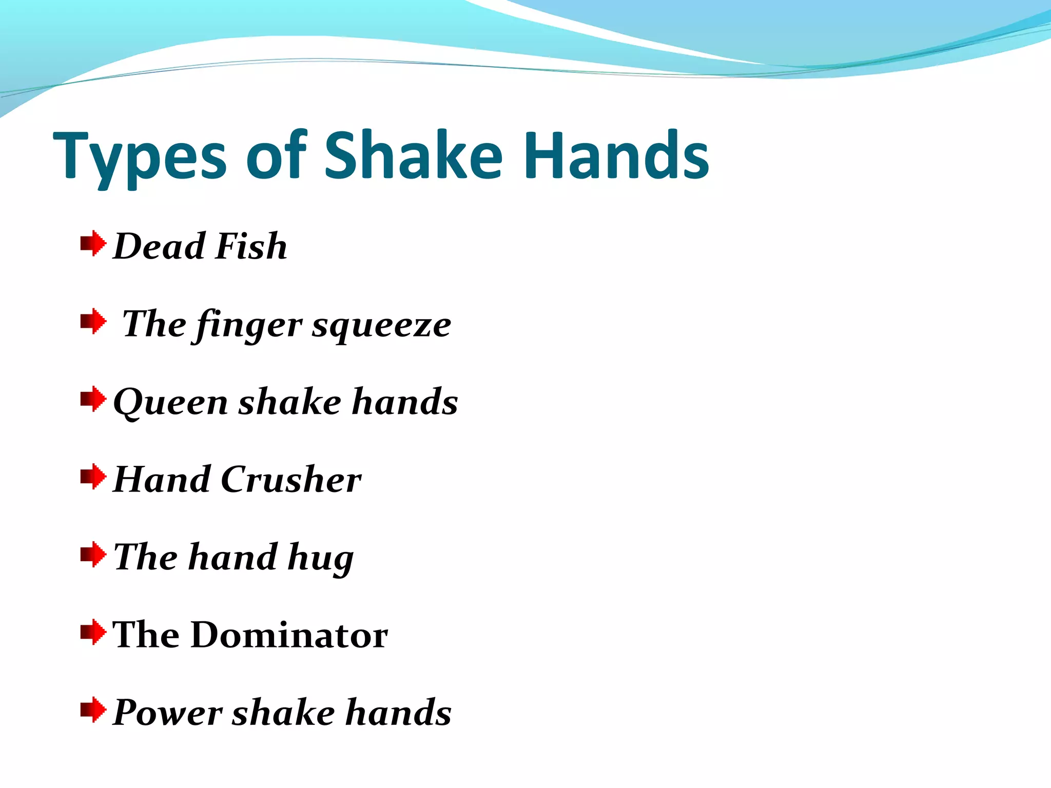 Types of Shake hands | PPT