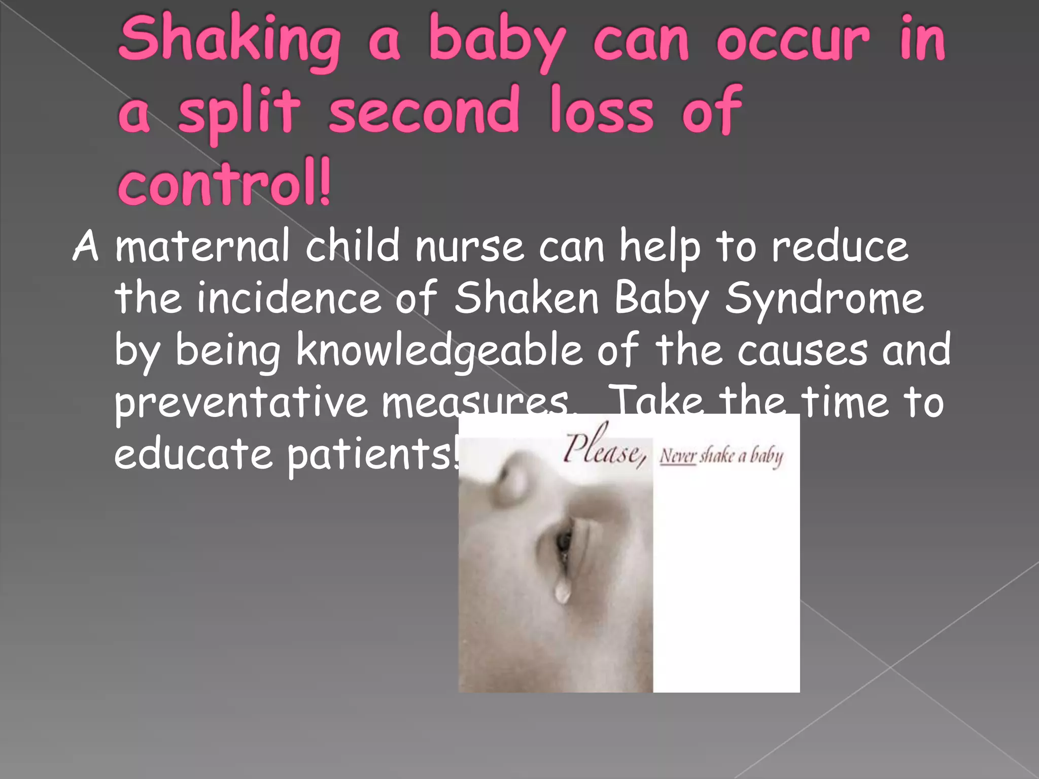 Shaken baby syndrome | PPTX