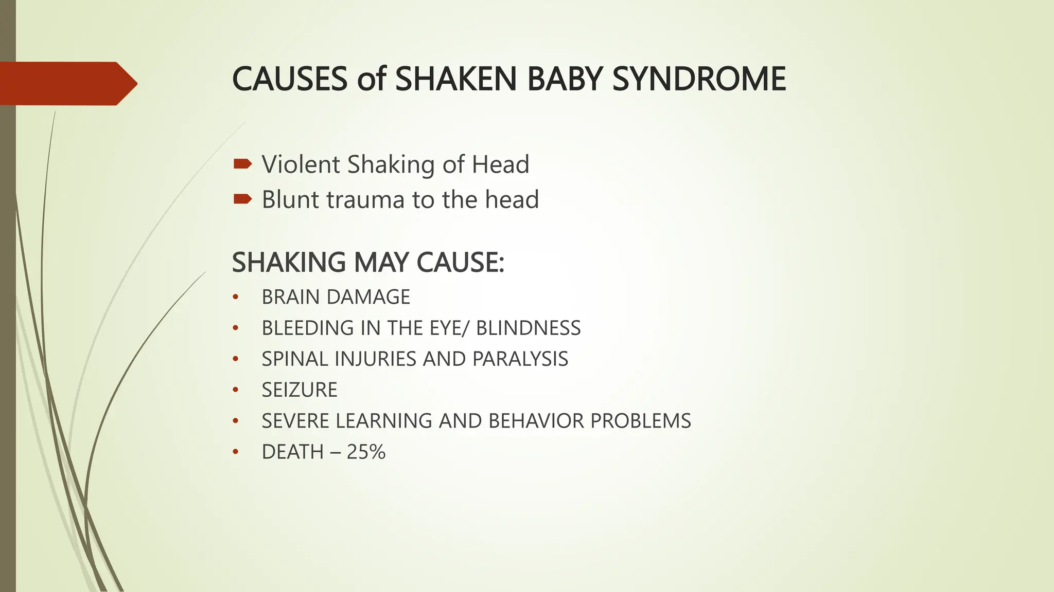 Shaken Baby Syndrome Cause and Effect , Signs and Symptoms Management ...