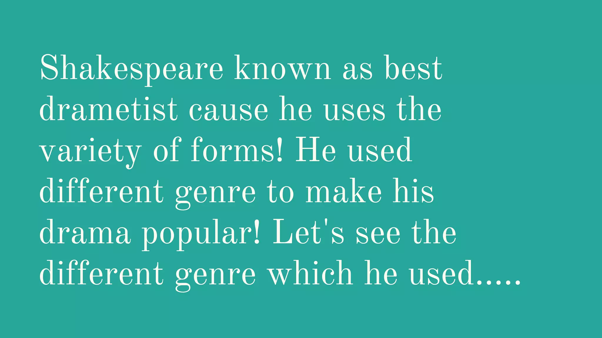 William Shakespeare | PPTX
