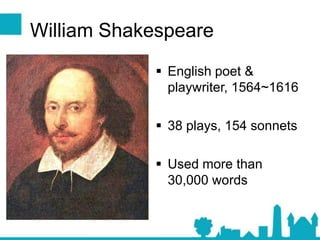 Shakespeare's Influences | PPTX