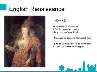Shakespeare's Influences | PPTX