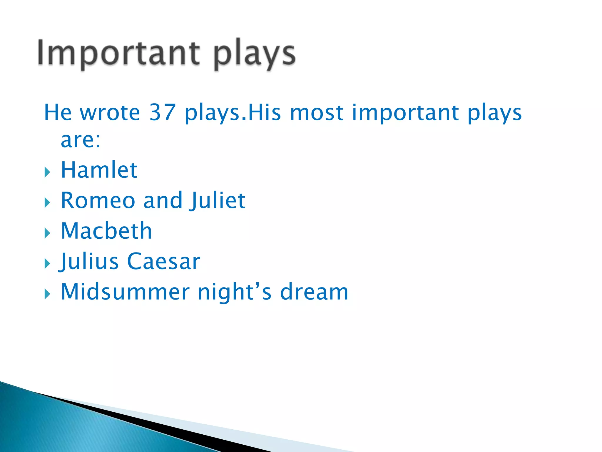 Shakespeare | PPSX