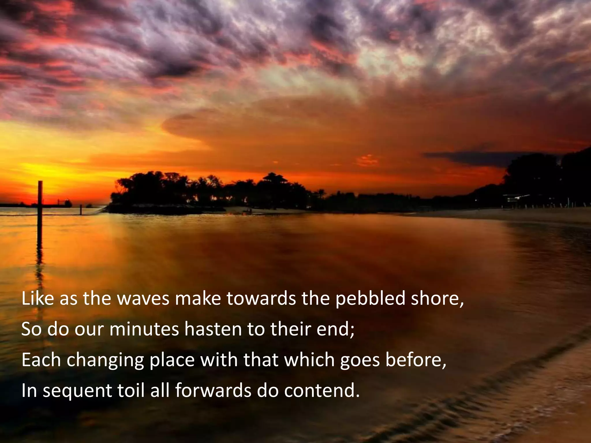 Shakespeare's Sonnet 60 | PPTX