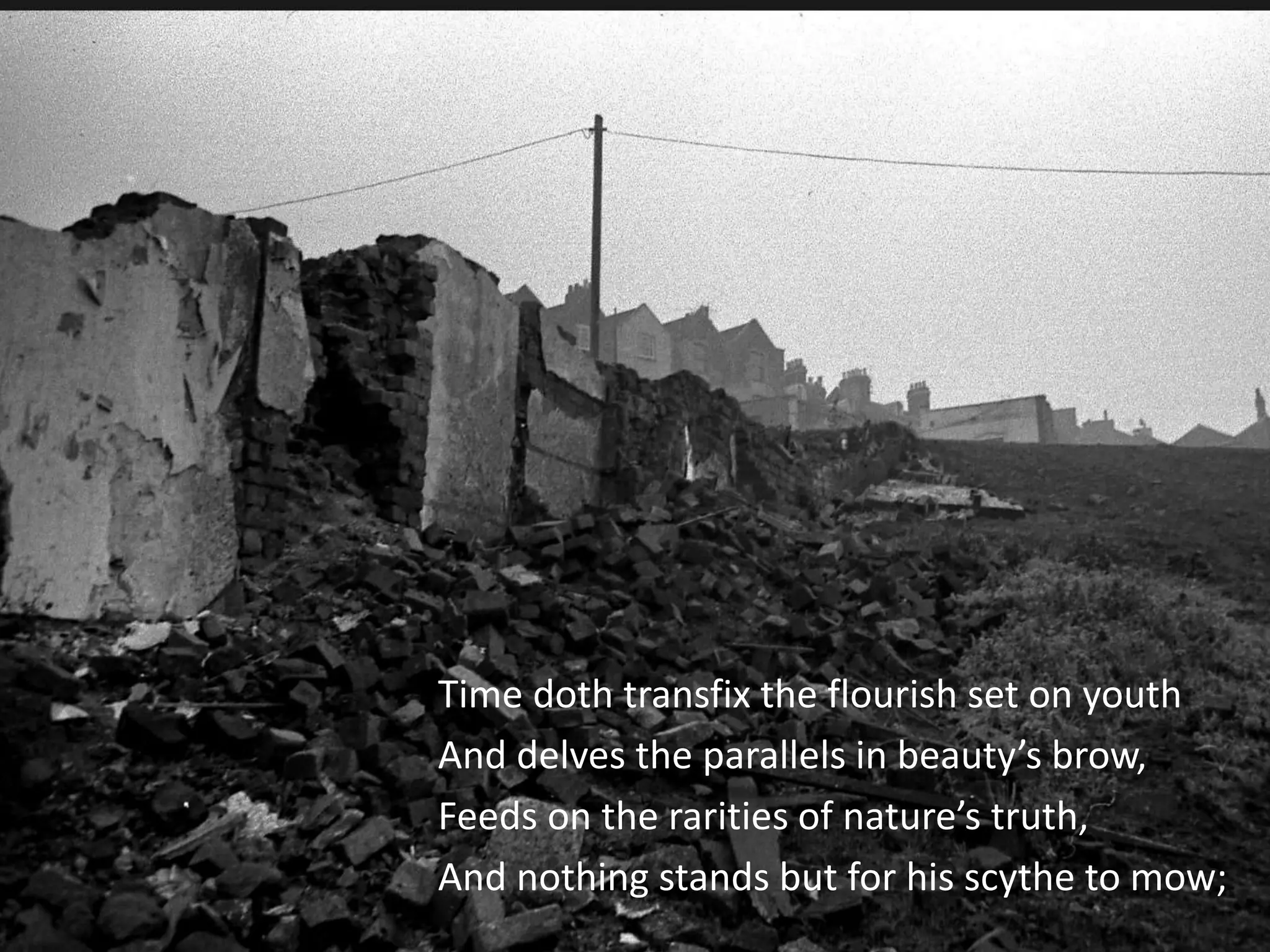 Shakespeare's Sonnet 60 | PPTX