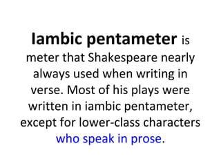 Shakespeare | PPT