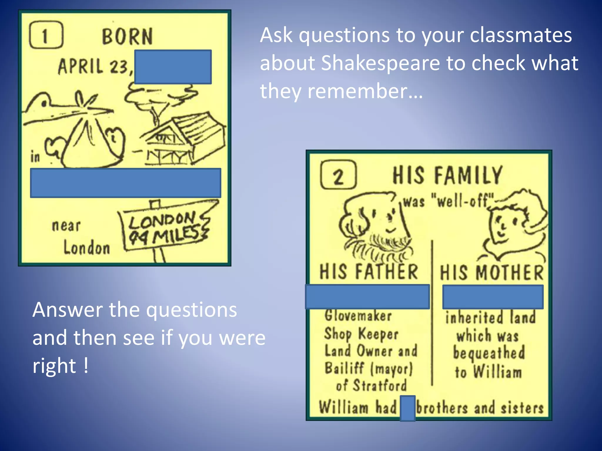 Facts about Shakespeare | PPT