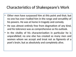 Shakespeare.pptx. in the history of English | PPT