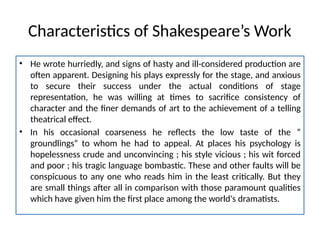 Shakespeare.pptx. in the history of English | PPT