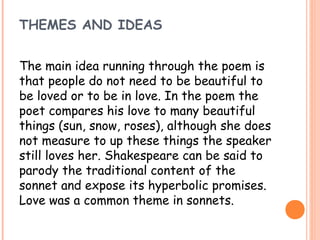 Shakespeare -sonnet_130_pp | PPT