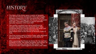 Shakespeare the war of the roses | PPSX