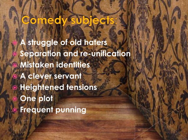 Shakespearean Comedies | PPTX