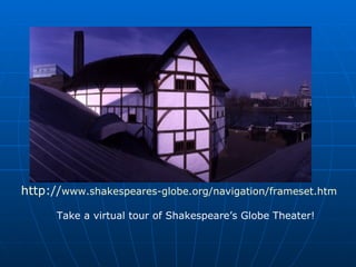 Shakespeare And His Times Notes | PPT