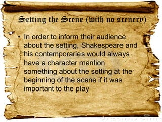 Shakespeare and the theater | PPTX