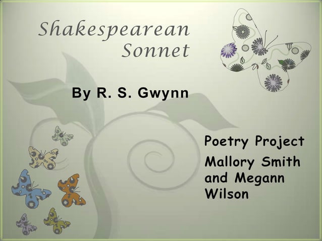 Shakespearean Sonnet | PPTX