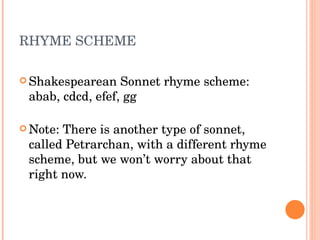 The Sonnet | PPT