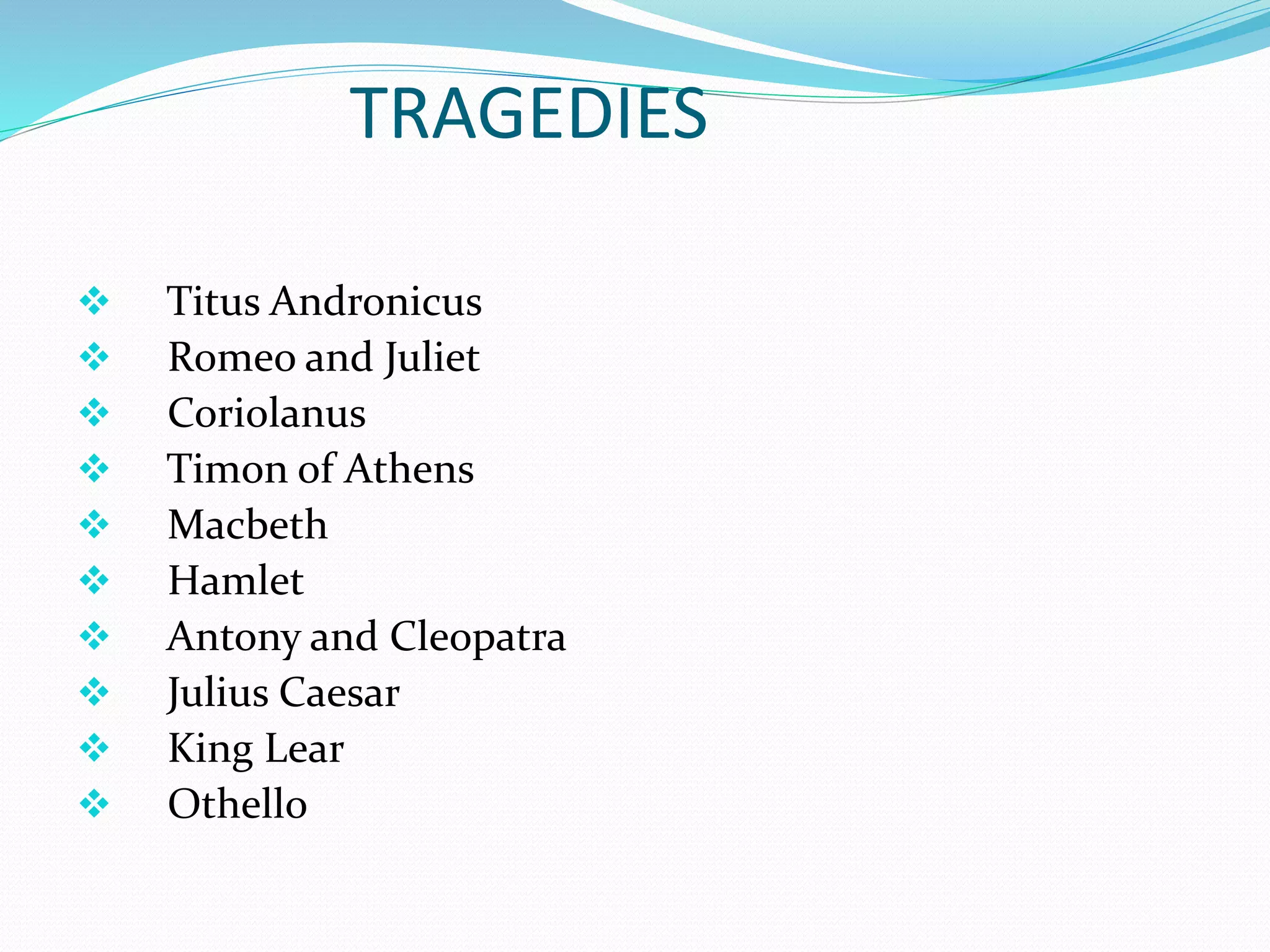 Shakespearean tragedy and greek tragedy | PPTX