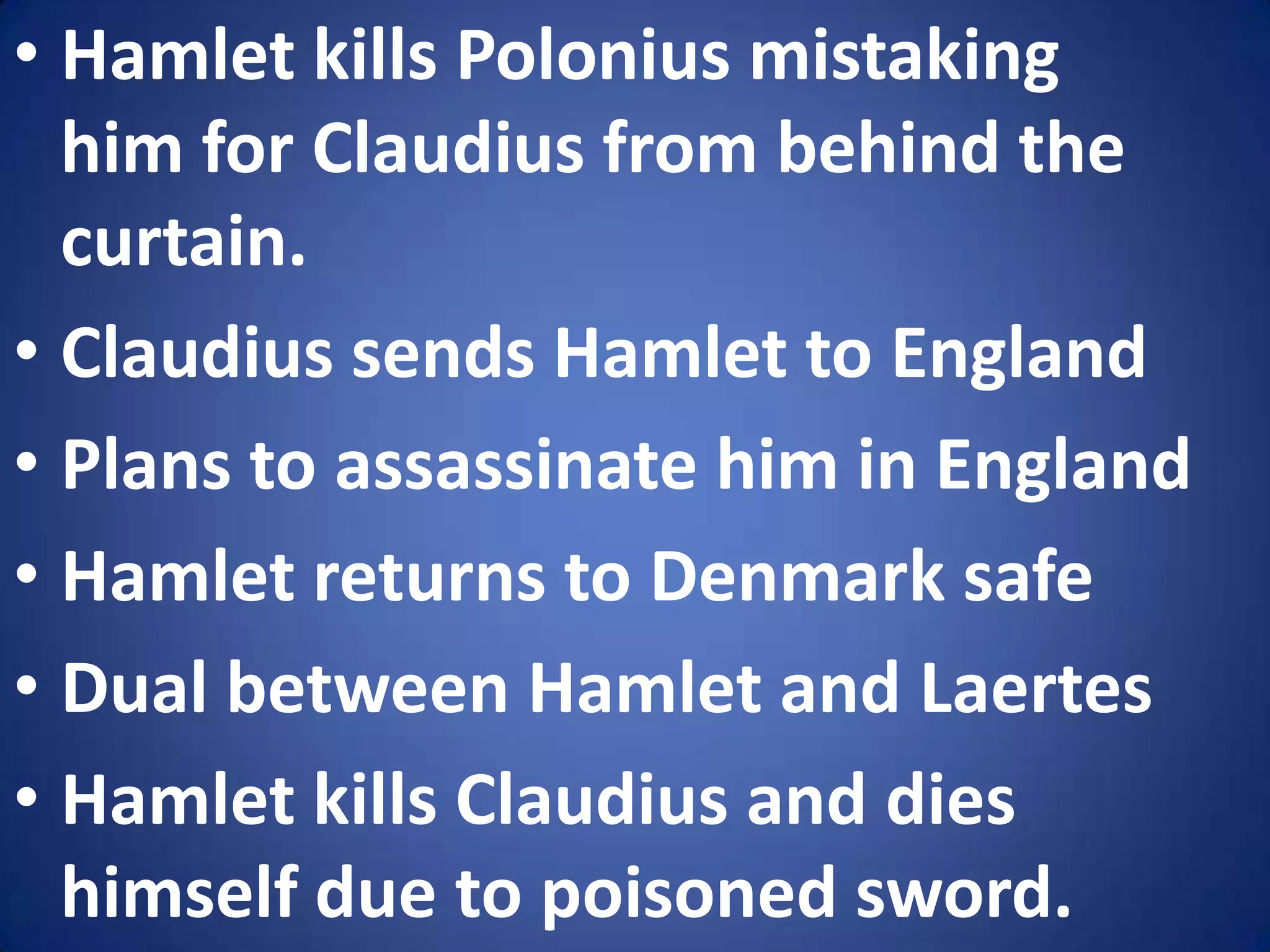 Shakespearean tragedy with special reference to Hamlet | PPTX