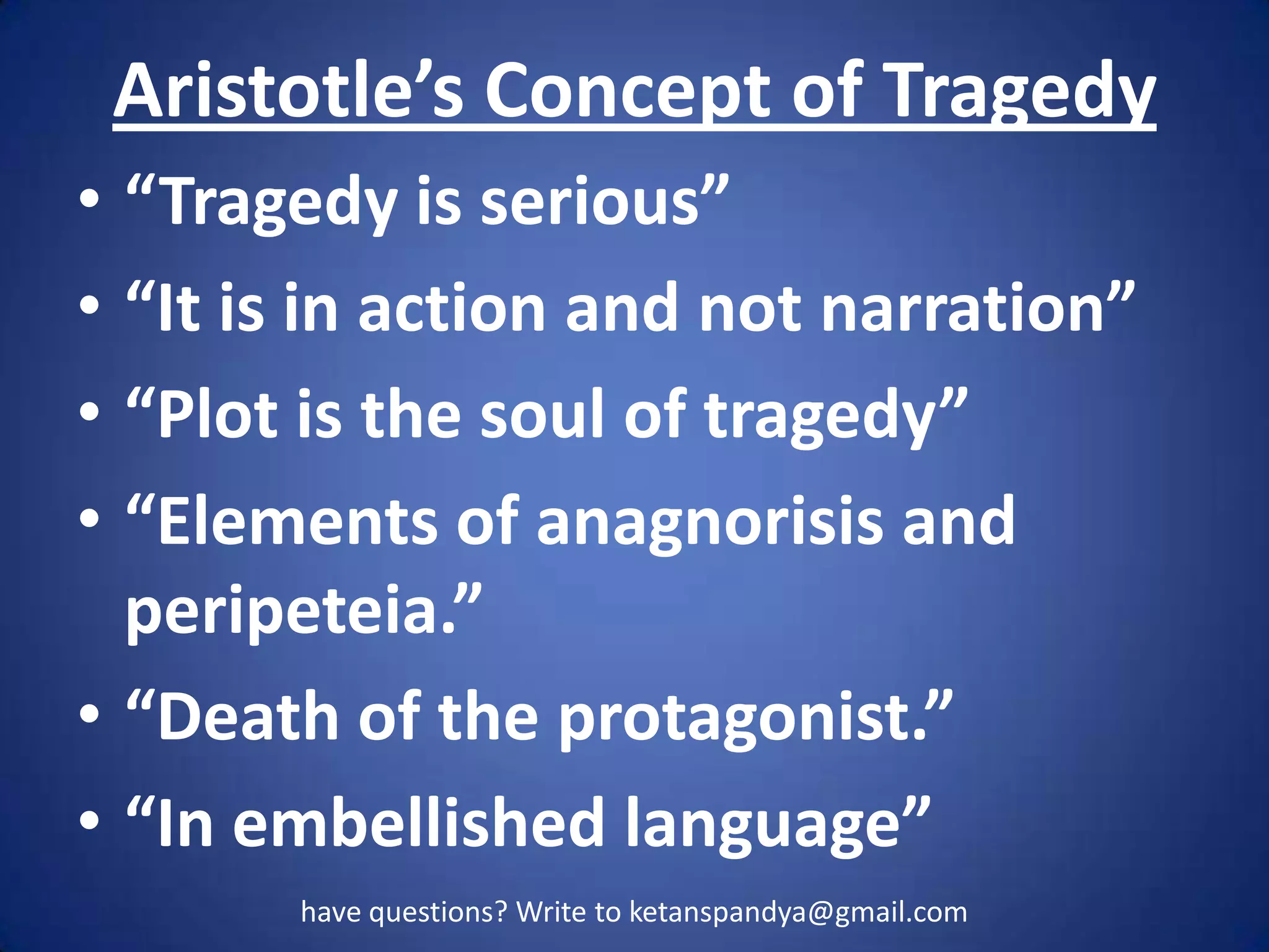 Shakespearean tragedy with special reference to Hamlet | PPTX