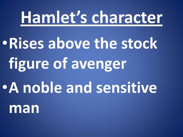 Shakespearean tragedy with special reference to Hamlet | PPT