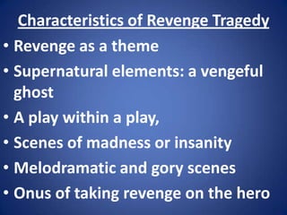 Shakespearean tragedy with special reference to Hamlet | PPT | Free ...