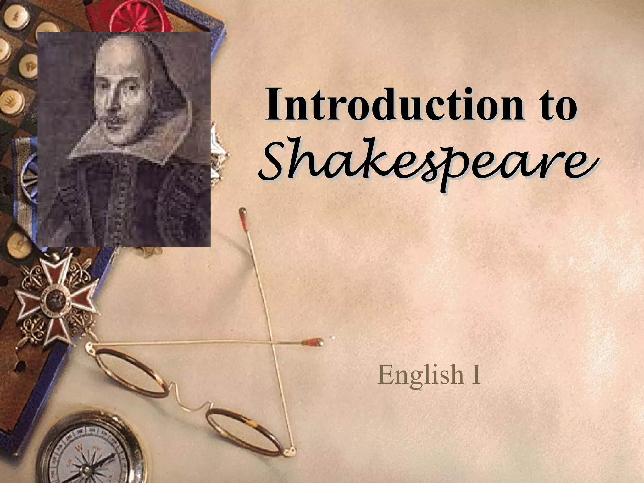 Shakespeare background info | PPT