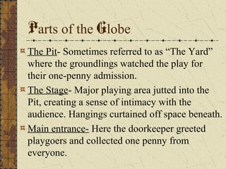 Shakespeare Background Info