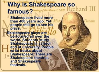 Shakespeare by Jenny and Jim | PPT