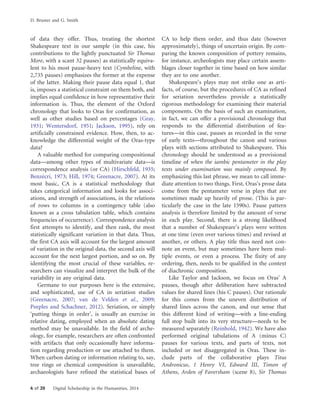 Shakespeare chronology | PDF | Theater | Fine Art