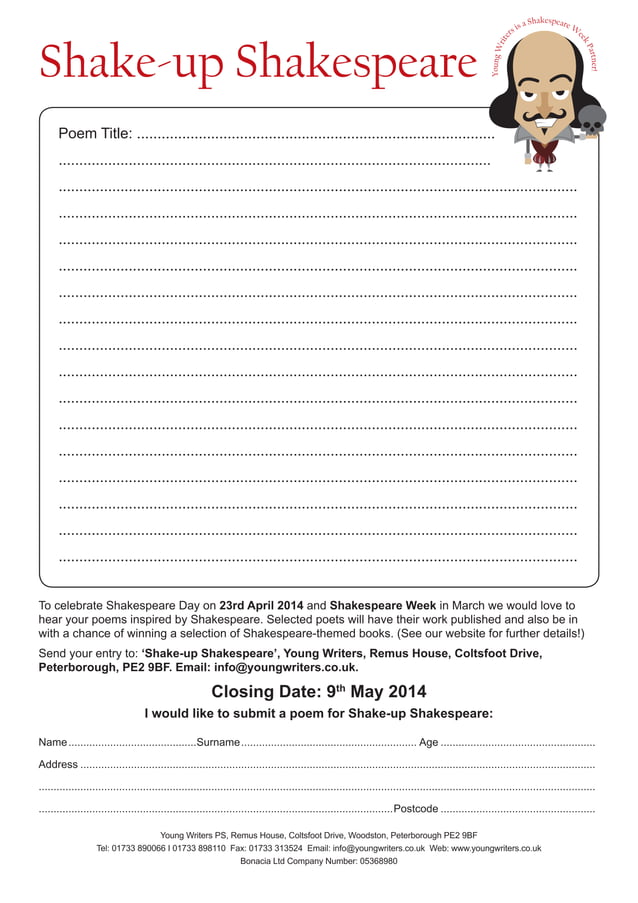 Shakespeare factpack lives | PDF