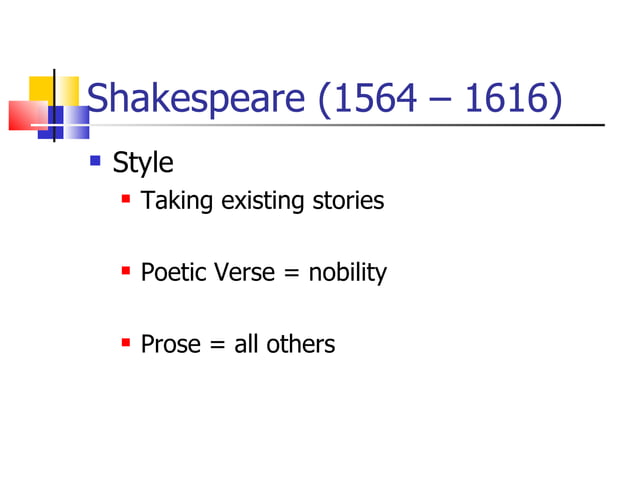 Shakespeare Intro | PPT