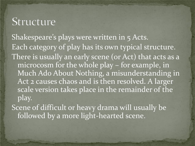 Introduction to Shakespeare - prior to A Level study | PPT