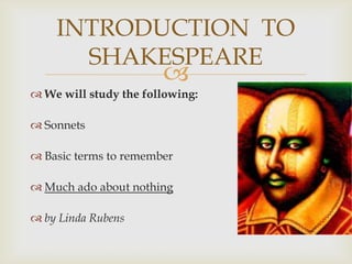 Shakespeare intro 2013 | PPT