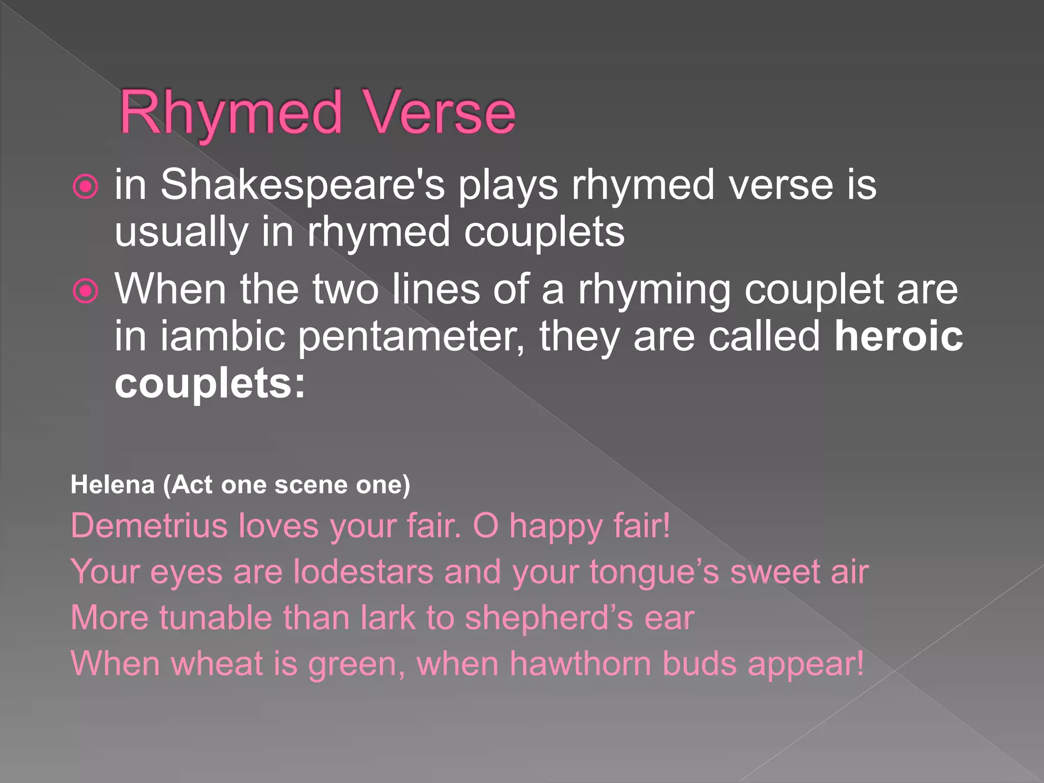 Shakespeare language | PPTX