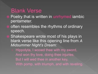 Shakespeare language | PPTX