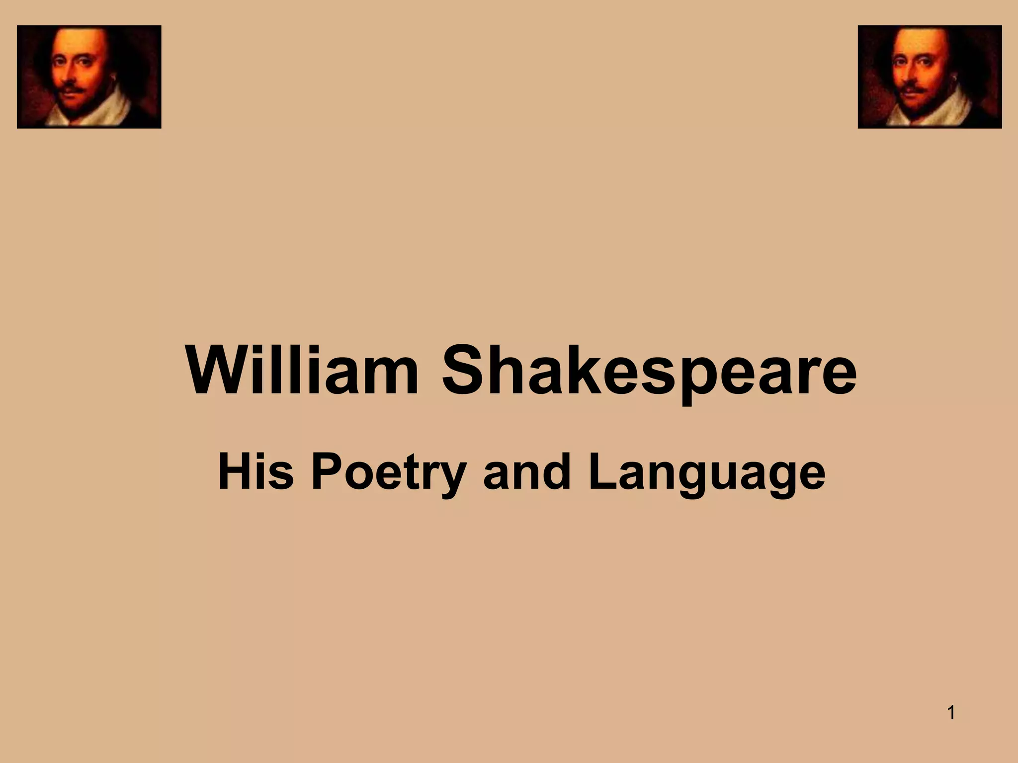 Shakespeare language powerpoint | PPT