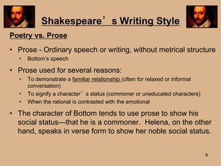 Shakespeare language powerpoint | PPT