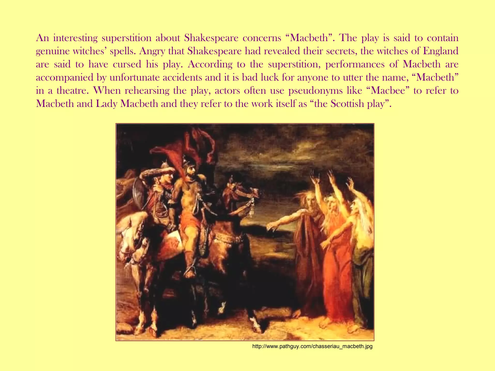 Shakespeare, life and work. | PPT