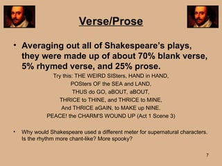Shakespeare Macbeth PP Language The Globe History.ppt