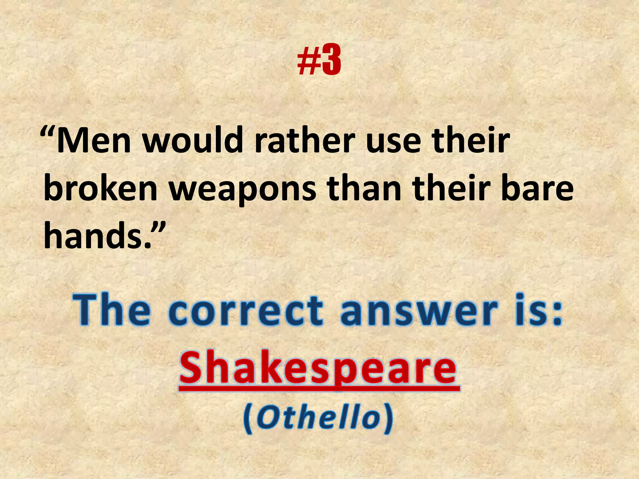 Shakespeare or Hip Hop? | PPTX