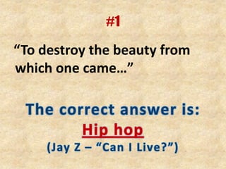 Shakespeare or Hip Hop? | PPTX