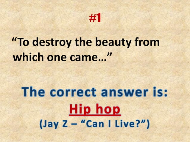 Shakespeare or Hip Hop? | PPTX
