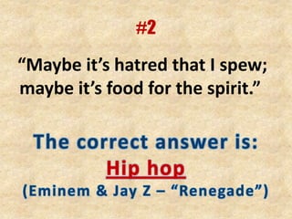 Shakespeare or Hip Hop? | PPTX