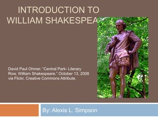 Shakespeare Power Point | PPT
