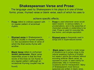 Shakespeare power point | PPT