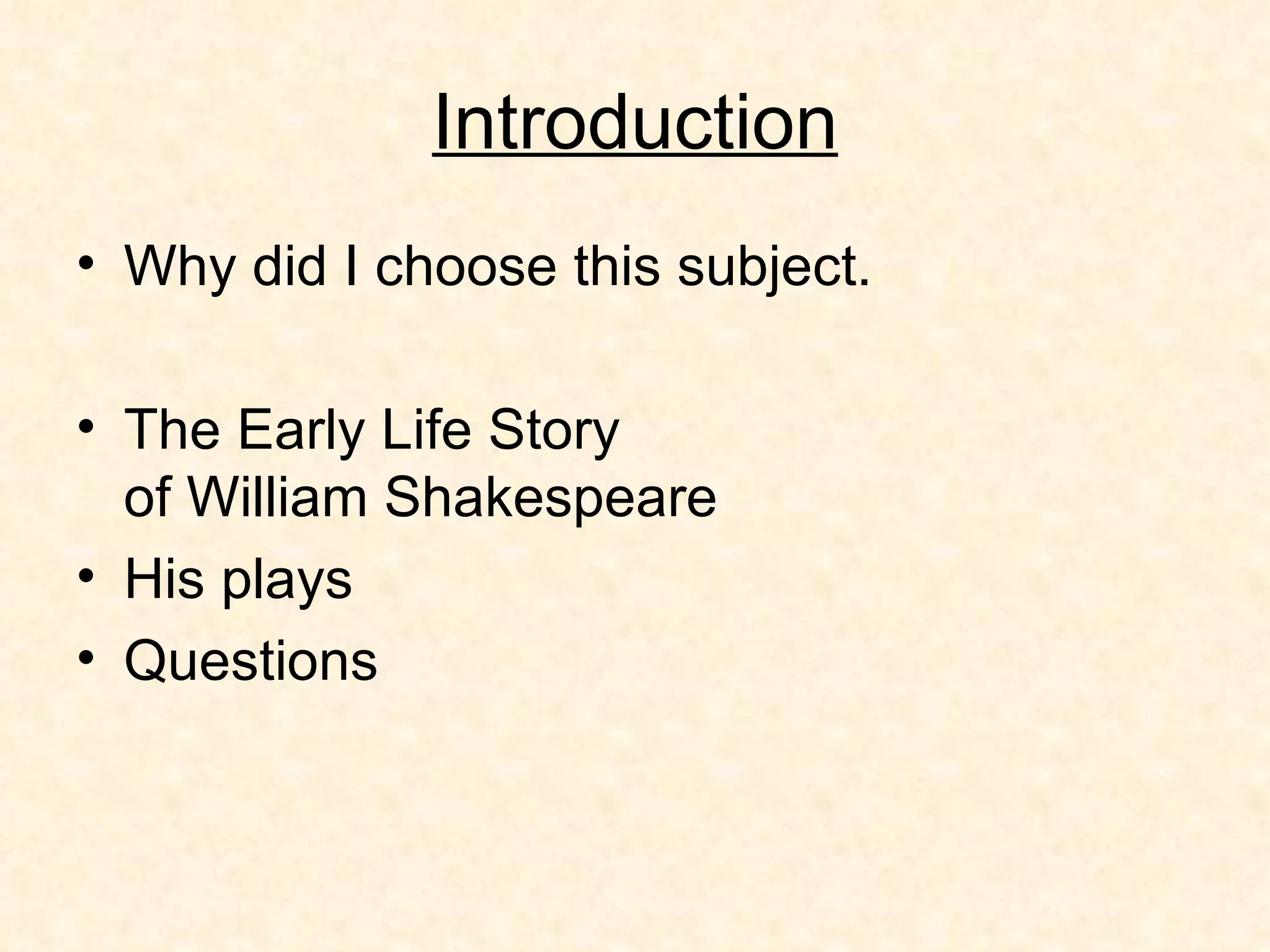 Shakespeare powerpoint[1] | PPT