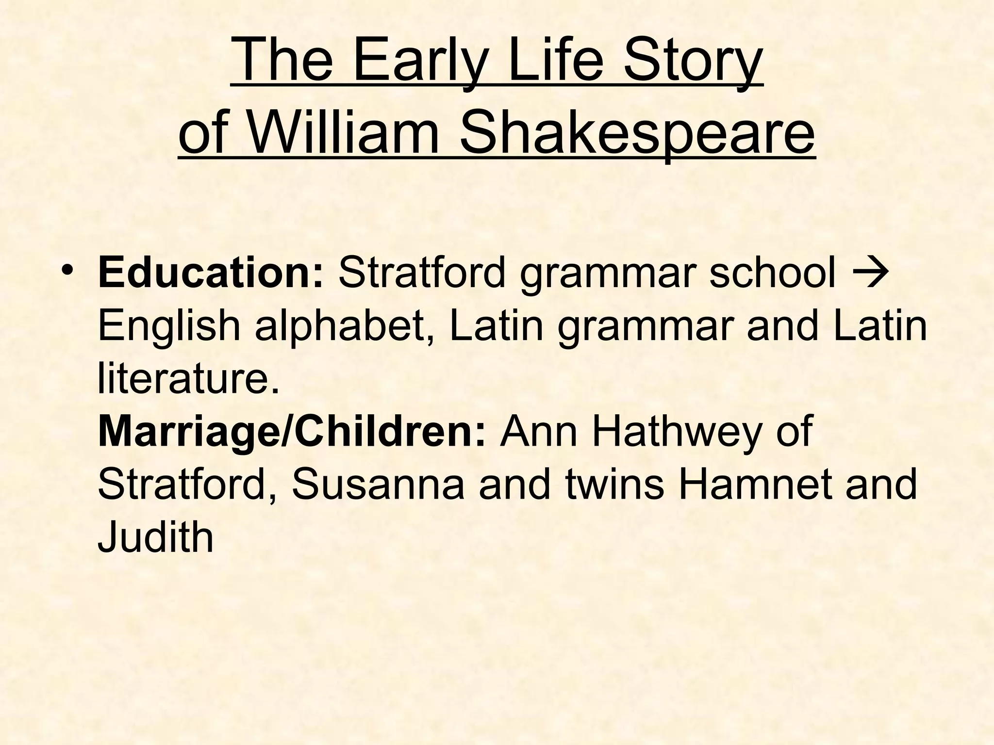 Shakespeare powerpoint[1] | PPT