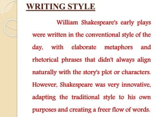 Shakespeare powerpoint presentation | PPTX